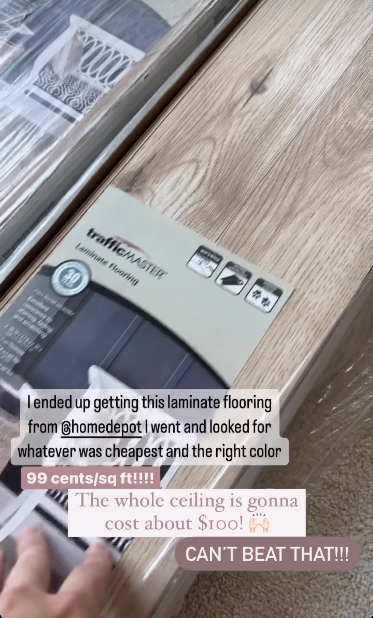 Laminate Planked Ceiling - Lauren Elizabeth Burke