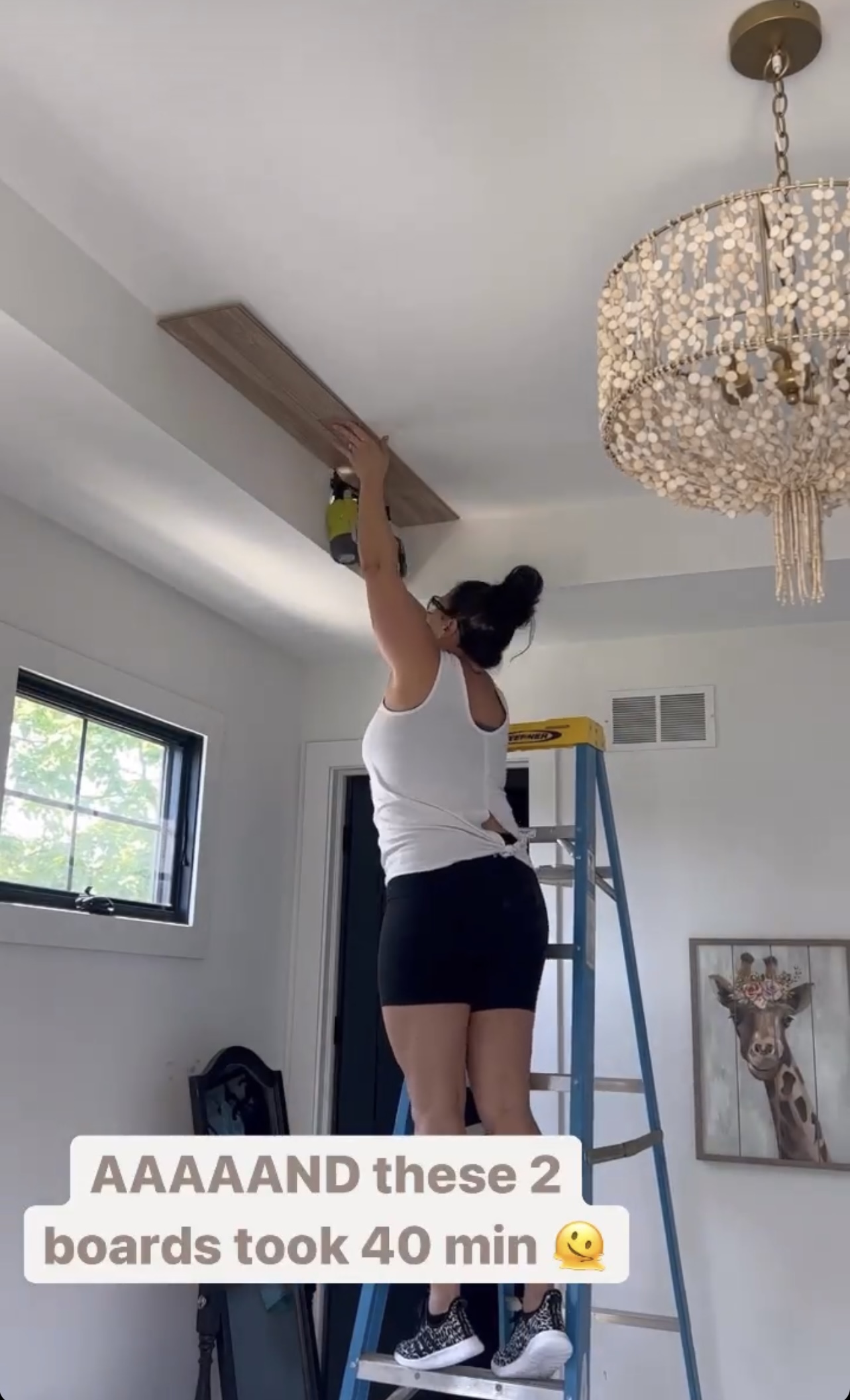 Laminate Planked Ceiling - Lauren Elizabeth Burke